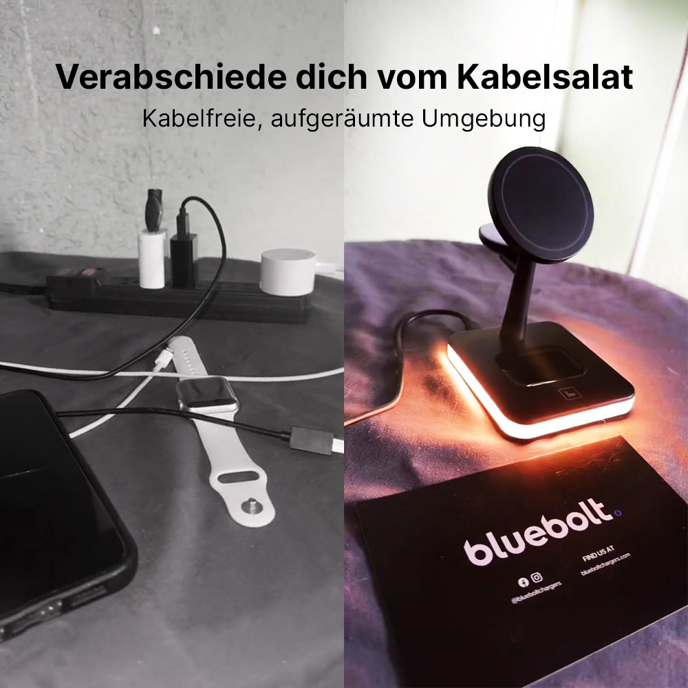 Ultra 4 in 1 MagSafe Kabellose Ladestation – BlueBolt Chargers EU